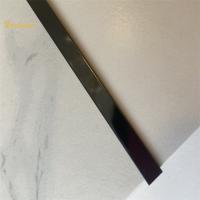 China 8K Black Finished Stainless Steel Tile Trim For Corner Metal Profile GB Standard for sale