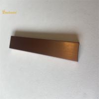 China Antique Copper Stainless Steel Tile Trim 20mm Width Hairline Surface for sale