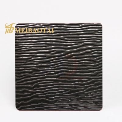 China 3.0mm Thickness Embossed Stainless Steel Sheet Slit Edge for sale