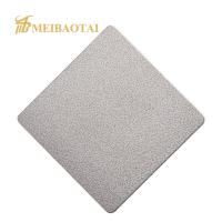 China Slit Edge 0.85mm Thickness 304 Stainless Steel Embossed Sheet for Decorative Wall and Ceiling for sale