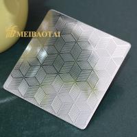 China Scratch Resistance SS304 201 430 Embossed Stainless Steel Sheet Decoration Plate for sale