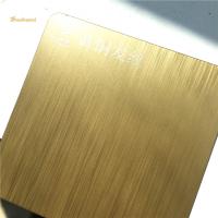 China 4'x8' Hairline Stainless Steel Sheet 0.75mm Thickness JIS Standard for sale