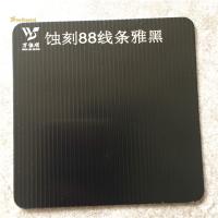 China Sustainable 4 Feet Etched Stainless Steel Sheet For Ceiling Wall for sale