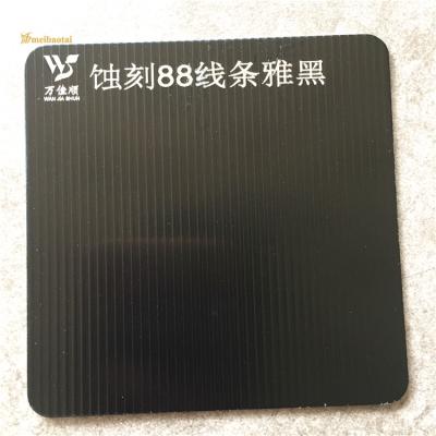 China Sustainable 4 Feet Etched Stainless Steel Sheet For Ceiling Wall for sale