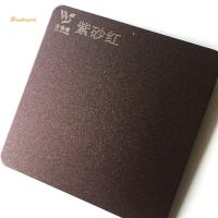 China Brushed 201 Stainless Steel Kitchen Wall Sheets Purple And Red Anti - Fingerprint for sale