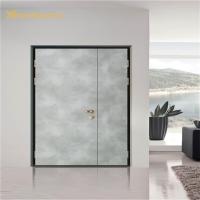 China White Color Imitation Wood Grain Laminate Stainless Sheets Door Decoration for sale