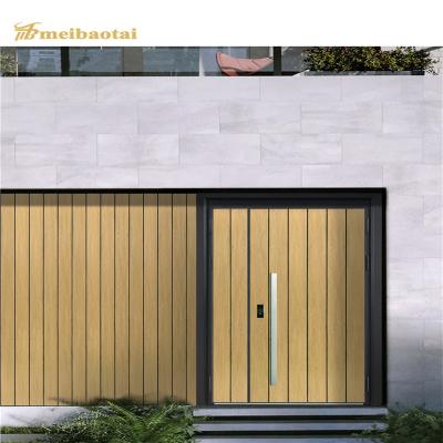 China Imitation Wood Grain Decorative Stainless Laminate Sheets 4X8FT Slit Edge for sale