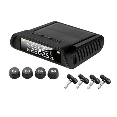 China High Precision Digital Wireless Solar Car Tire Pressure Monitor New Condition Universal External TPMS 12V JYS S6 1Y Warranty for sale