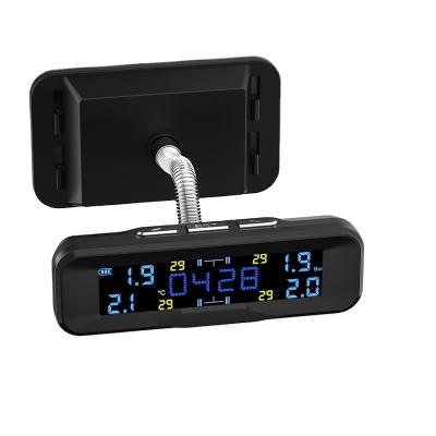 China High-Precision Wireless Solar Tire Pressure Monitor New Arbitrary Angle Adjustment Built-In External Universal Car TPMS JYS for sale