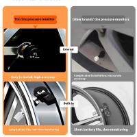 China High-Precision Wireless Solar Tire Pressure Monitor New Arbitrary Angle Adjustment Built-In External Universal Car TPMS JYS for sale