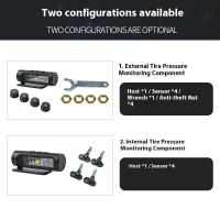 China High-Precision Wireless Tire Pressure Sensor Hidden Car Tire Monitor TPMS JYS 12V 1Y Warranty Universal Fitment 3-4 in Length for sale