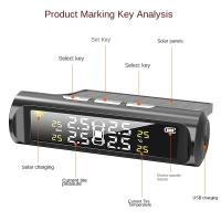 China JYS New Condition Universal TPMS Solar Powered Wireless External Sensor Model S2 4V 1 Year Warranty Car Tire Detection for sale