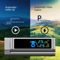 China JYS-TPMS S10 Wireless Solar TPMS Tire Pressure Monitor 5V Mobile Car Number Plate Tire Pressure Detection Sensor 1Y Warranty for sale