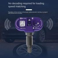 China New Tire Pressure Sensor 2.4GHz Solar Powered Universal Fitment Car TPMS for sale