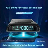 China Solar GPS TPMS 315MHz 12V LED Display Multi Function Speedometer Tire Pressure Temperature Monitor 30-50 PSI for Cars and Trucks for sale
