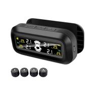China Digital Car Tire Pressure Monitor for Trucks TPMS with External Wireless Solar Sensor Universal Fitment New Condition Detection for sale