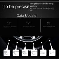 China Digital Car Tire Pressure Monitor for Trucks TPMS with External Wireless Solar Sensor Universal Fitment New Condition Detection for sale