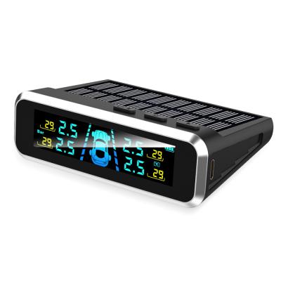 China Universal Solar Powered TPMS with GPS Speed Display and Real-Time Tire Pressure & Temperature Alarm 315MHz External Sensor for sale