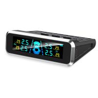 China Universal Solar Powered TPMS with GPS Speed Display and Real-Time Tire Pressure & Temperature Alarm 315MHz External Sensor for sale