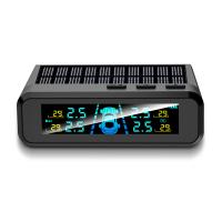 China Universal Solar Powered TPMS with GPS Speed Display and Real-Time Tire Pressure & Temperature Alarm 315MHz External Sensor for sale