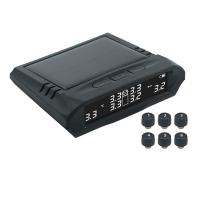 China JYS S6-HC 12V 1Y Warranty Solar Wireless External TPMS for Large Trucks with 6 Tire Detection 3-4 in for sale
