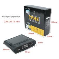 China JYS S6-HC 12V 1Y Warranty Solar Wireless External TPMS for Large Trucks with 6 Tire Detection 3-4 in for sale