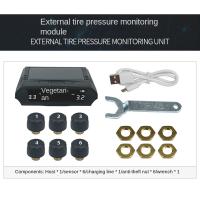 China JYS S6-HC 12V 1Y Warranty Solar Wireless External TPMS for Large Trucks with 6 Tire Detection 3-4 in for sale