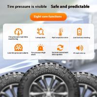 China JYS Large Screen Display Truck Tire Pressure Temperature Monitor 6 Wheels Color Screen Design TPMS Sensor Universal 4V for sale