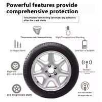 China JYS Large Truck Wireless External Tire Pressure Monitor 6 Tire Detection Solar TPMS 4V 1 Year Warranty for sale