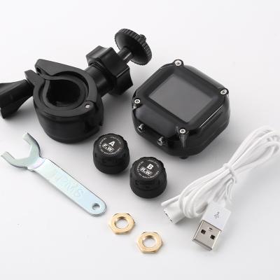 China Customizable ABS Plastic Motorcycle Tire Pressure Monitoring Air Pressure Detector Left External Tire Sensor Accessories for sale