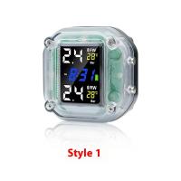 China Customizable ABS Plastic Motorcycle Tire Pressure Monitoring Air Pressure Detector Left External Tire Sensor Accessories for sale