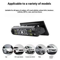 China New Condition High Quality Plastic Car TPMS Tire Pressure Monitor with External Wireless Solar Sensor Universal JYS S7 12V for sale