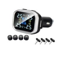 China JYS 12V Universal Fitment Tire Pressure Monitor TPMS Sensor with Lighter Adapter Programmable 1Y Warranty for sale
