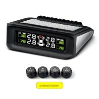 China New Condition JYS TPMS S5 Car TPMS Tire Pressure Monitor Built-In External Wireless Solar Sensor Universal Fitment 1 Year for sale