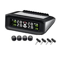China Solar Wireless TPMS Car Tire Pressure Monitoring System Digital Display With External Sensors for sale