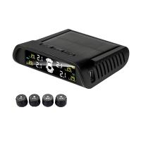 China Car TPMS Tire Pressure Monitor with Built-In External Wireless Solar Sensor Digital Plastic for sale