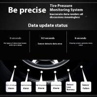 China High Precision 315MHz USB Wireless Tire Pressure Monitoring System LED Display for Android Navigation Built-in Universal TPMS for sale