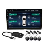 China High Precision 315MHz USB Wireless Tire Pressure Monitoring System LED Display for Android Navigation Built-in Universal TPMS for sale