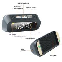 China High Precision Wireless TPMS Solar Tire Pressure Monitoring System Universal External Sensor Car Tire Alert for sale
