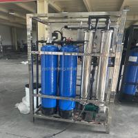 China 1000l/h Reverse Osmosis Water Purification Water Treatment Equipment With Uv Disinfector/ozone Generator Machine for sale