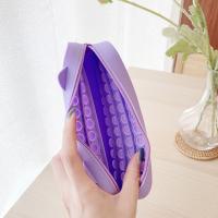 China OEM/ODM Cute Cat Zipper Pencil Case 19*7*4.5cm Popper Toy Pencil Box with Bubble Design for sale