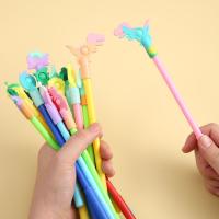 China 2021 Popping Silicone Rainbow Pen Push Bubble Fidget Toys with Heat Sensitive Ink for sale