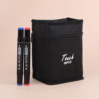 China Dual Tip Permanent Fabric Brush Colored Acrylic Art Paint Marker Pens 12 24 30 36 48 for sale