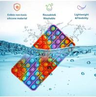 China 185*95*40cm Food Grade Silicon Bubble Pencil Bag for Unisex Sensory Push and Storage for sale