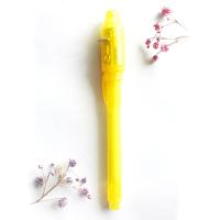 China Ballpoint Pen Creative Spy Secret Message Writing Tool 2 In 1 Invisible Ink Pen Magic for sale