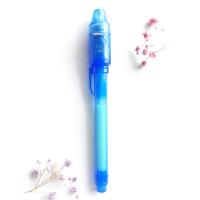 China Ballpoint Pen Creative Spy Secret Message Writing Tool 2 In 1 Invisible Ink Pen Magic for sale