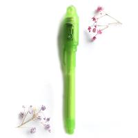 China Ballpoint Pen Creative Spy Secret Message Writing Tool 2 In 1 Invisible Ink Pen Magic for sale