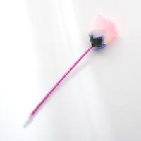 China Blue Ink Color Custom Plastic Rose Flower Ballpoint Pen for Office School Writing for sale