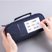 China Multifunctional Storage Pencil Case Fashion Canvas Stationery Bag for Schools Offices for sale
