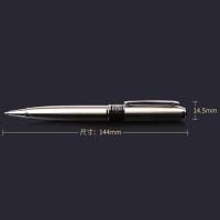 China Big Fat Black Metal Roller Pen Ballpoint Pen With Logo For Business Signature 35 g for sale